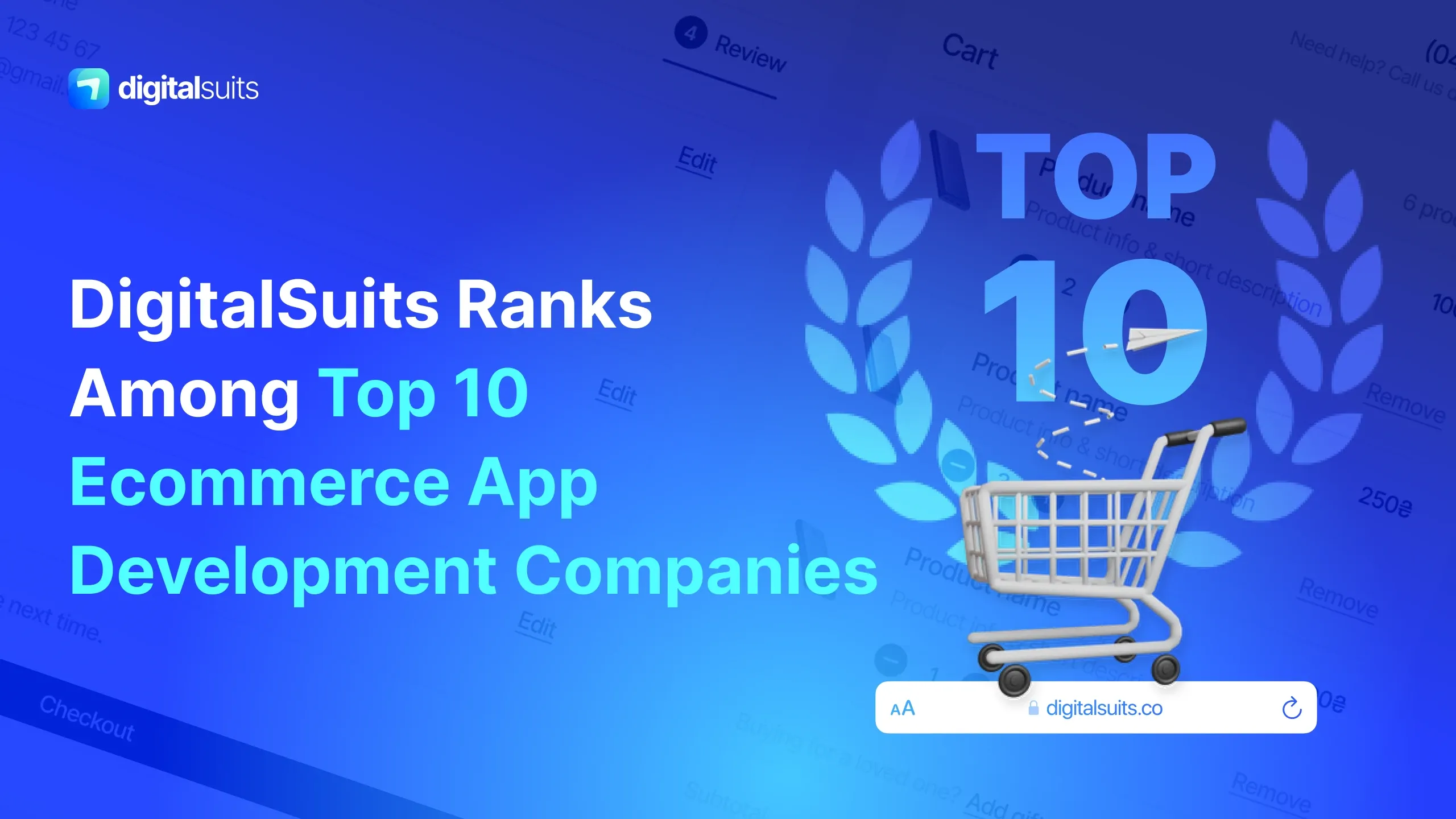DigitalSuits Ranks Among Top 10 Ecommerce App Development Companies | DS