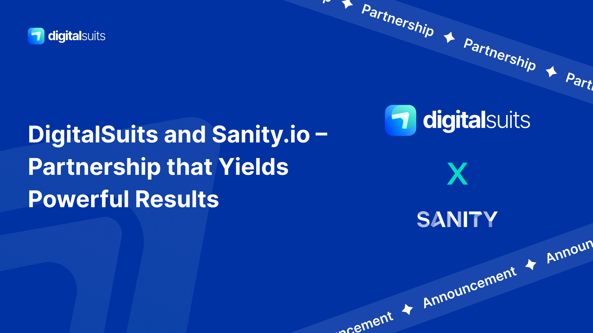 DigitalSuits and Sanity.io: Powerful Results Through Partnership