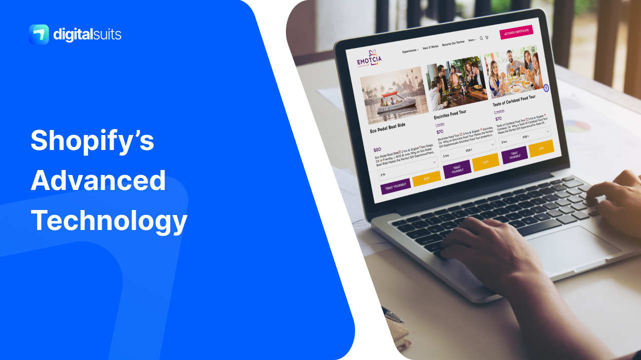 Shopify - features and technology stack | DigitalSuits